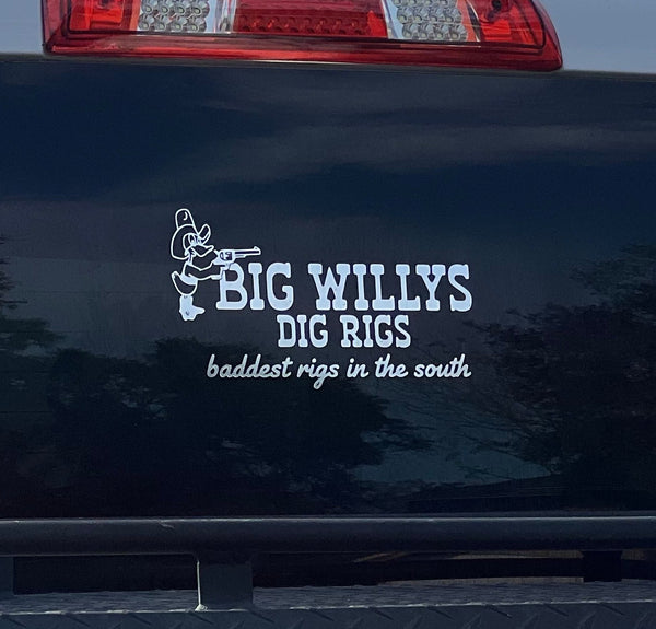 “BADDEST RIGS IN THE SOUTH” DECALS – BIG WILLY'S